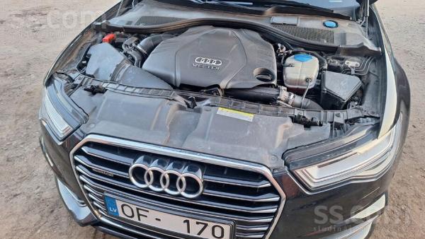 Black Audi A6 2015 in Riga, with an engine capacity of 3.00 L and mileage of 197 thousand km for 15000 €, photo 7 on AUTOMOTO.COM.LV
