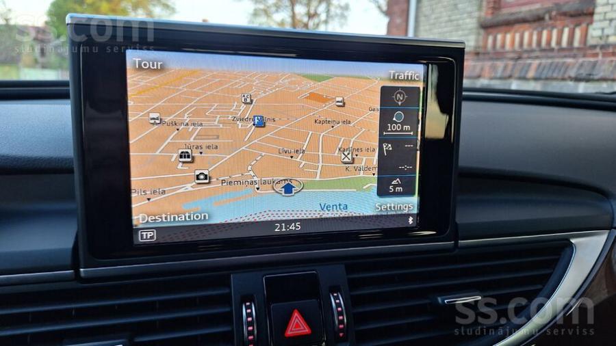 Black Audi A6 2015 in Riga, with an engine capacity of 3.00 L and mileage of 197 thousand km for 15000 €, photo 14 on AUTOMOTO.COM.LV