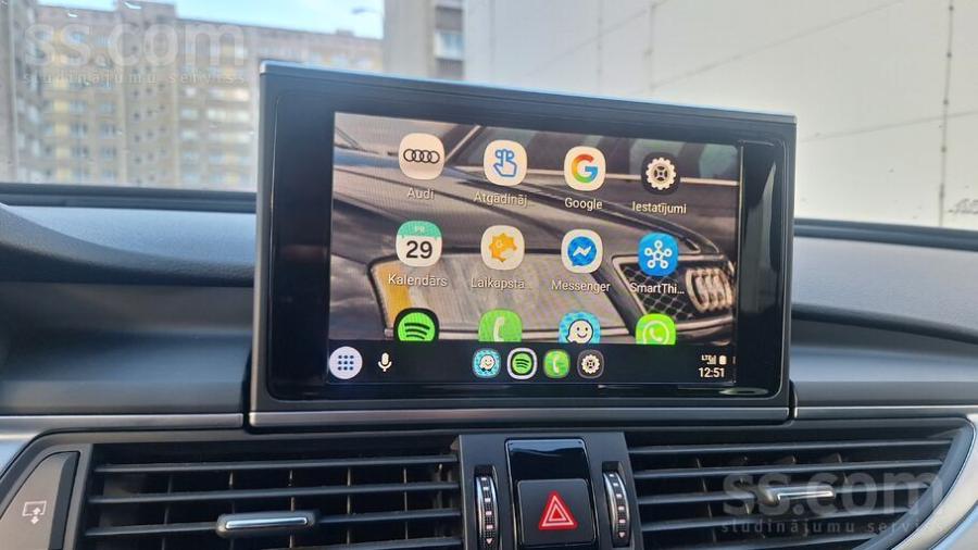 Black Audi A6 2015 in Riga, with an engine capacity of 3.00 L and mileage of 197 thousand km for 15000 €, photo 22 on AUTOMOTO.COM.LV