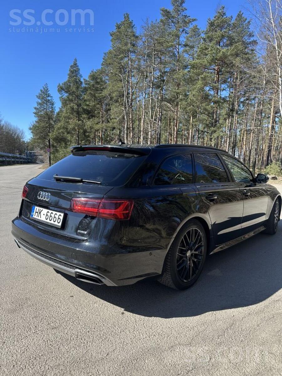 Black Audi A6 2015 in Riga, with an engine capacity of 3.00 L and mileage of 296 thousand km for 13900 €, photo 6 on AUTOMOTO.COM.LV