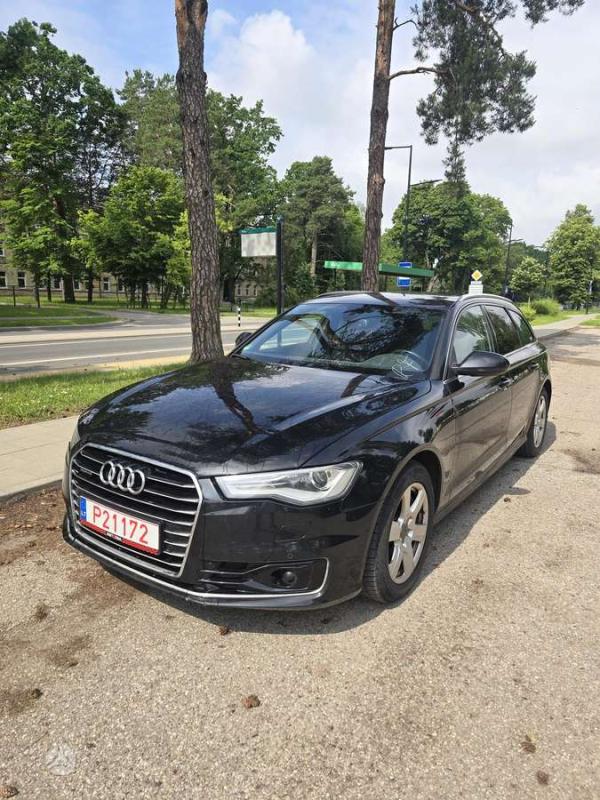 Black Audi A6 2015 in Alytus, with an engine capacity of 2.97 L and mileage of 311 thousand km for 8300 €, photo 1 on AUTOMOTO.COM.LV