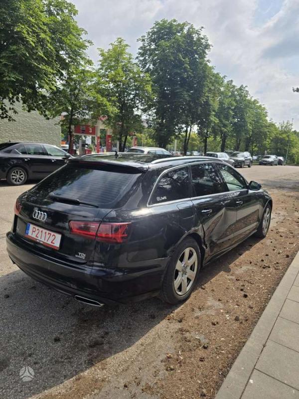 Black Audi A6 2015 in Alytus, with an engine capacity of 2.97 L and mileage of 311 thousand km for 8300 €, photo 4 on AUTOMOTO.COM.LV