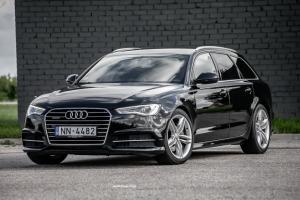 Black Audi A6 2015 in Riga, with an engine capacity of 3.00 L and mileage of 311 thousand km for 18500 €, photo  on AUTOMOTO.COM.LV