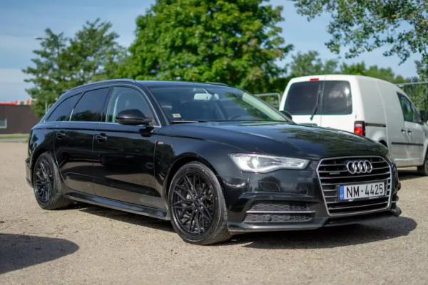 Black Audi A6 2015 in Liepaja, with an engine capacity of 2.00 L and mileage of 254 thousand km for 17900 €, photo 5 on AUTOMOTO.COM.LV