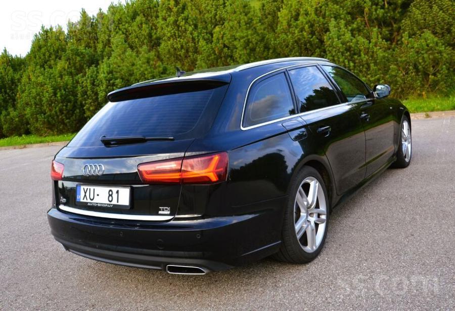 Melns Audi A6 2015 Talsi, ar dzinēja tilpumu 2.00 L un nobraukumu 230 tūkst. km par 11999 €, foto 5 vietnē AUTOMOTO.COM.LV