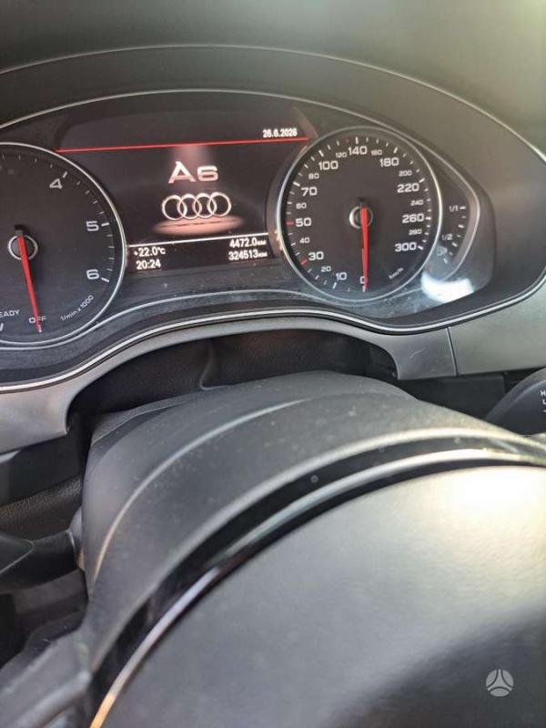 Melns Audi A6 2015 Panevēža, ar dzinēja tilpumu 1.97 L un nobraukumu 325 tūkst. km par 10500 €, foto 6 vietnē AUTOMOTO.COM.LV