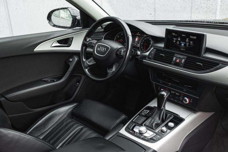 Black Audi A6 2015 in Ventspils, with an engine capacity of 3.00 L and mileage of 296 thousand km for 12150 €, photo 16 on AUTOMOTO.COM.LV