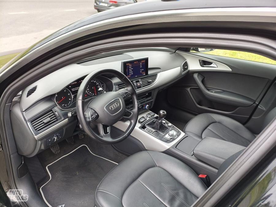 Black Audi A6 2015 in Kaunas, with an engine capacity of 2.00 L and mileage of 220 thousand km for 11200 €, photo 16 on AUTOMOTO.COM.LV