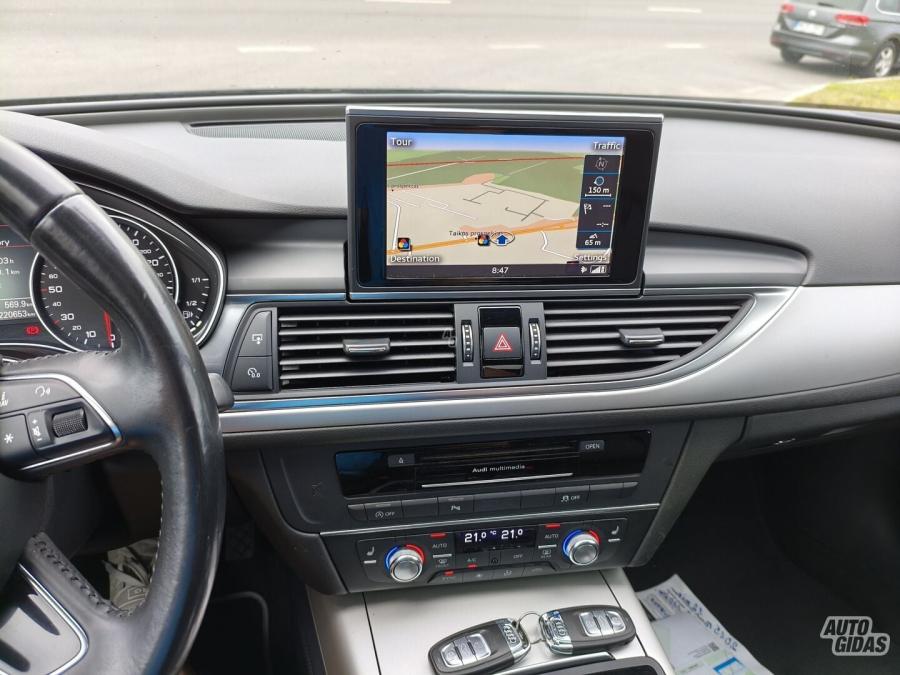 Black Audi A6 2015 in Kaunas, with an engine capacity of 2.00 L and mileage of 220 thousand km for 11200 €, photo 18 on AUTOMOTO.COM.LV