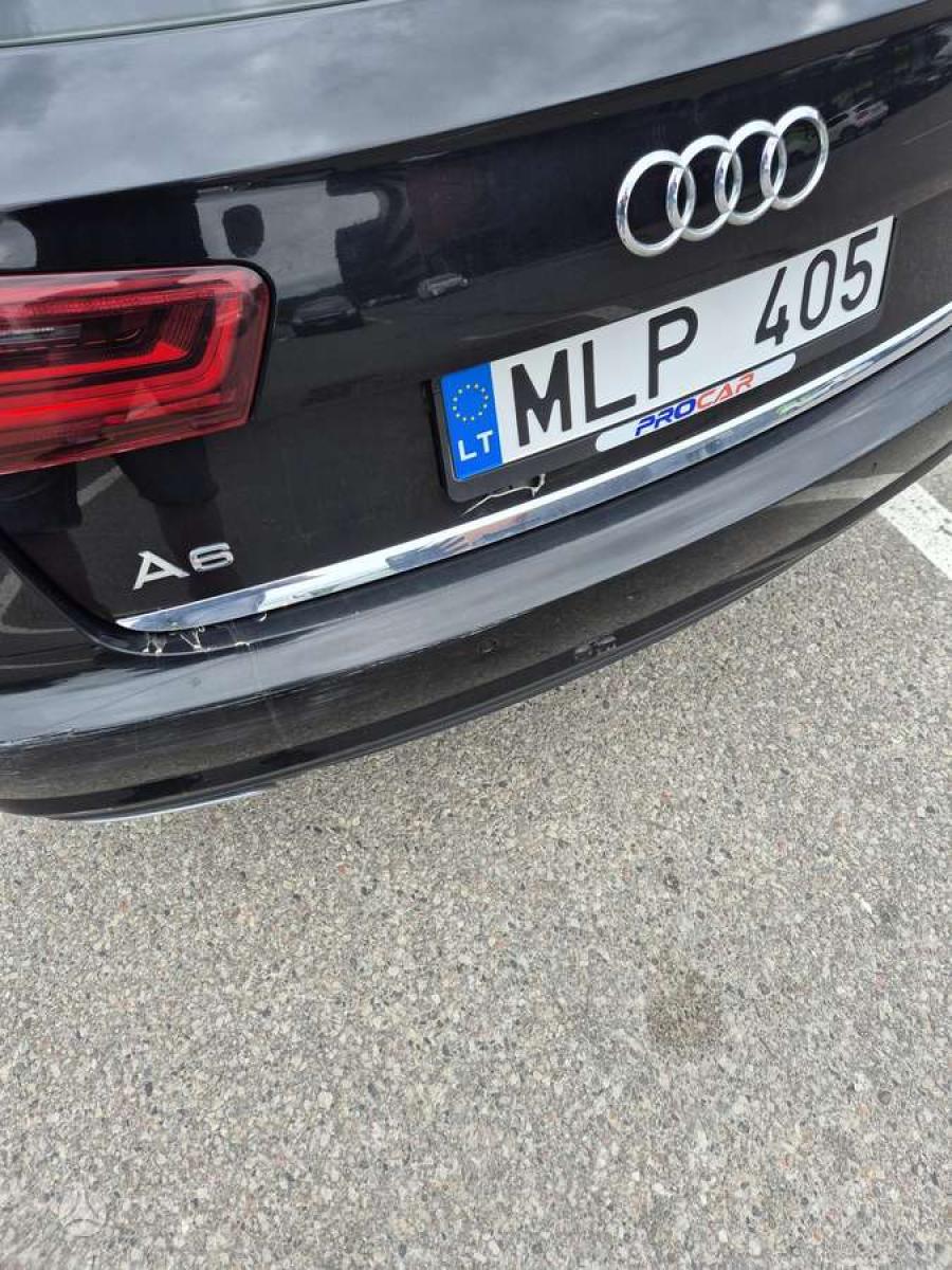 Black Audi A6 2015 in Vilnius, with an engine capacity of 1.97 L and mileage of 279 thousand km for 10000 €, photo 5 on AUTOMOTO.COM.LV