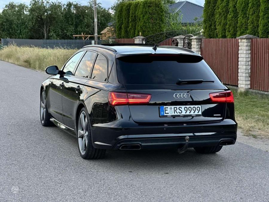 Melns Audi A6 2015 Viļņa, ar dzinēja tilpumu 2.97 L un nobraukumu 300 tūkst. km par 17999 €, foto 7 vietnē AUTOMOTO.COM.LV
