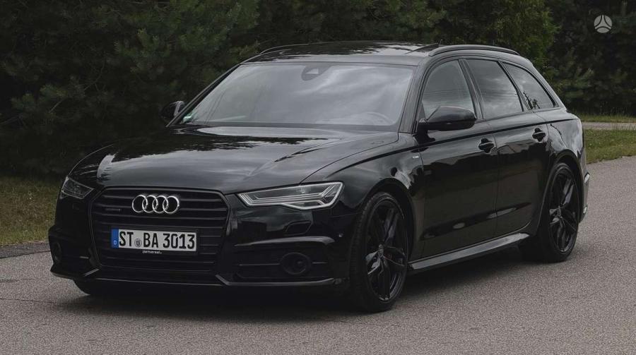 Black Audi A6 2015 in Vilnius, with an engine capacity of 2.97 L and mileage of 249 thousand km for 18450 €, photo 3 on AUTOMOTO.COM.LV