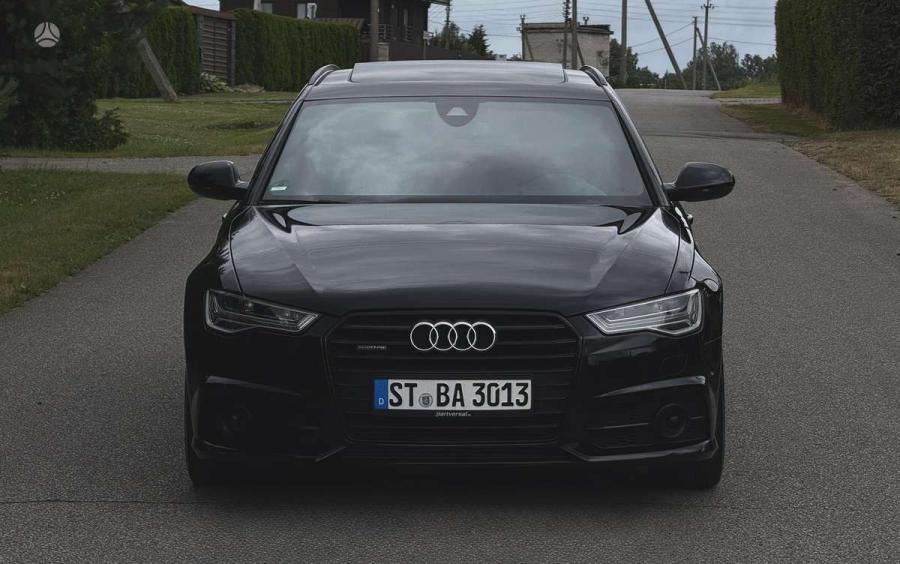 Black Audi A6 2015 in Vilnius, with an engine capacity of 2.97 L and mileage of 249 thousand km for 18450 €, photo 4 on AUTOMOTO.COM.LV
