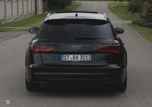 Black Audi A6 2015 in Vilnius, with an engine capacity of 2.97 L and mileage of 249 thousand km for 18450 €, photo 6 on AUTOMOTO.COM.LV