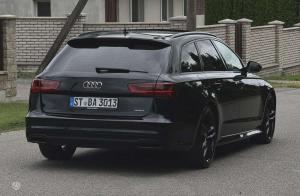 Black Audi A6 2015 in Vilnius, with an engine capacity of 2.97 L and mileage of 249 thousand km for 18450 €, photo 7 on AUTOMOTO.COM.LV