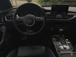 Black Audi A6 2015 in Vilnius, with an engine capacity of 2.97 L and mileage of 249 thousand km for 18450 €, photo 10 on AUTOMOTO.COM.LV