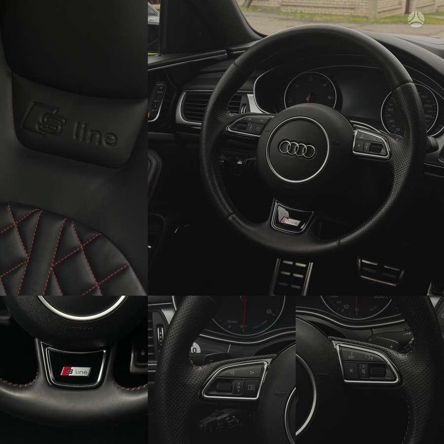 Black Audi A6 2015 in Vilnius, with an engine capacity of 2.97 L and mileage of 249 thousand km for 18450 €, photo 12 on AUTOMOTO.COM.LV