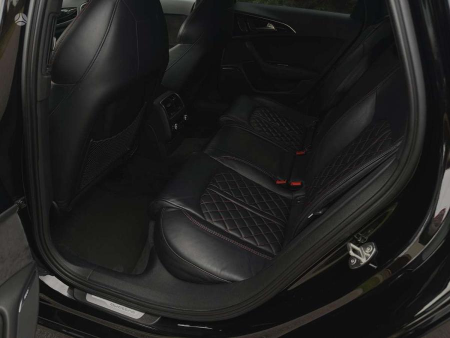 Black Audi A6 2015 in Vilnius, with an engine capacity of 2.97 L and mileage of 249 thousand km for 18450 €, photo 18 on AUTOMOTO.COM.LV