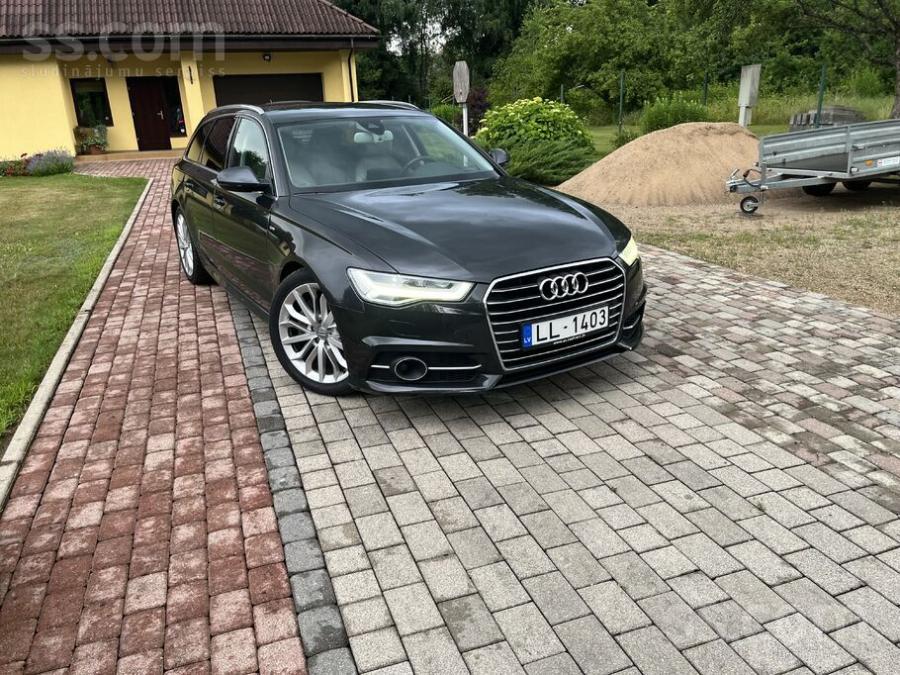 Black Audi A6 2015 in Ogre, with an engine capacity of 3.00 L and mileage of 289 thousand km for 11600 €, photo 1 on AUTOMOTO.COM.LV