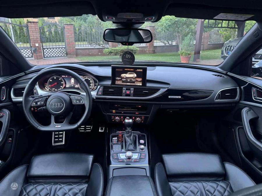 Black Audi A6 2015 in Klaipeda, with an engine capacity of 2.97 L and mileage of 319 thousand km for 15900 €, photo 11 on AUTOMOTO.COM.LV