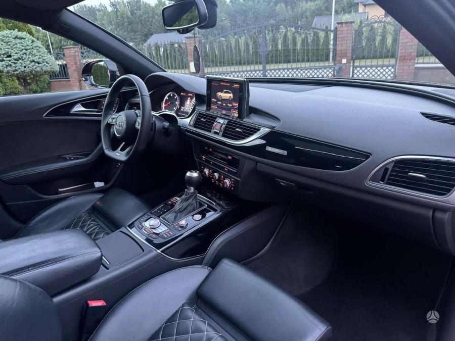 Black Audi A6 2015 in Klaipeda, with an engine capacity of 2.97 L and mileage of 319 thousand km for 15900 €, photo 12 on AUTOMOTO.COM.LV
