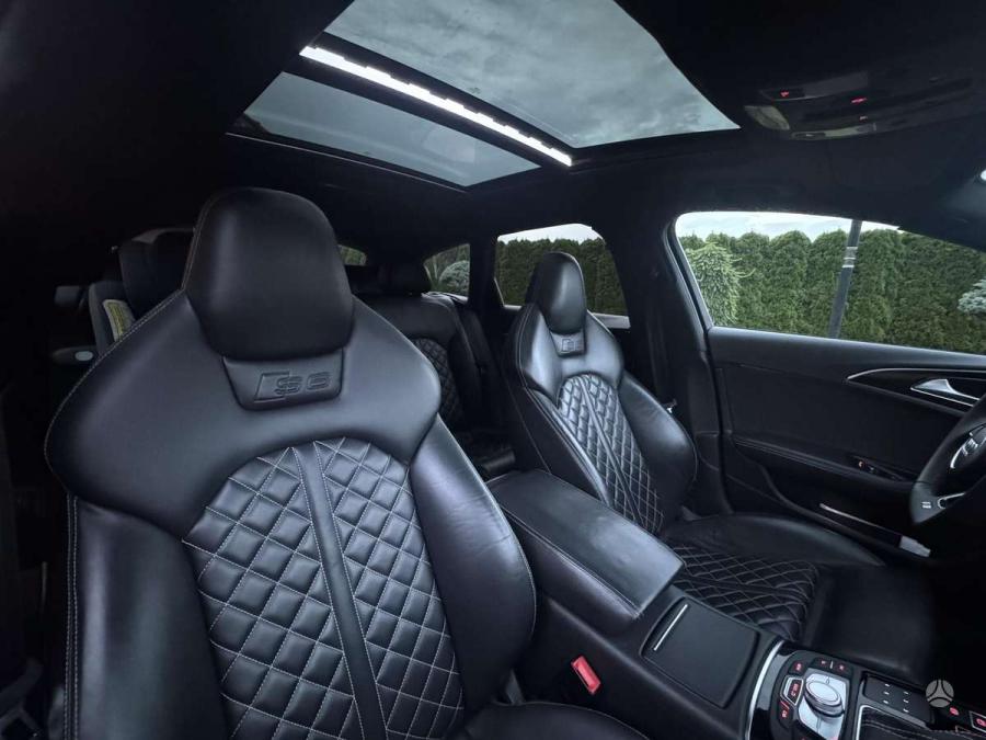 Black Audi A6 2015 in Klaipeda, with an engine capacity of 2.97 L and mileage of 319 thousand km for 15900 €, photo 13 on AUTOMOTO.COM.LV