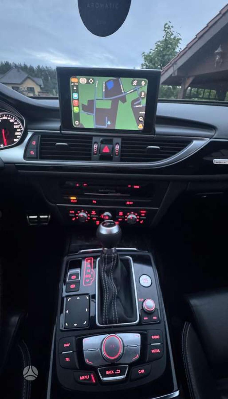 Black Audi A6 2015 in Klaipeda, with an engine capacity of 2.97 L and mileage of 319 thousand km for 15900 €, photo 14 on AUTOMOTO.COM.LV