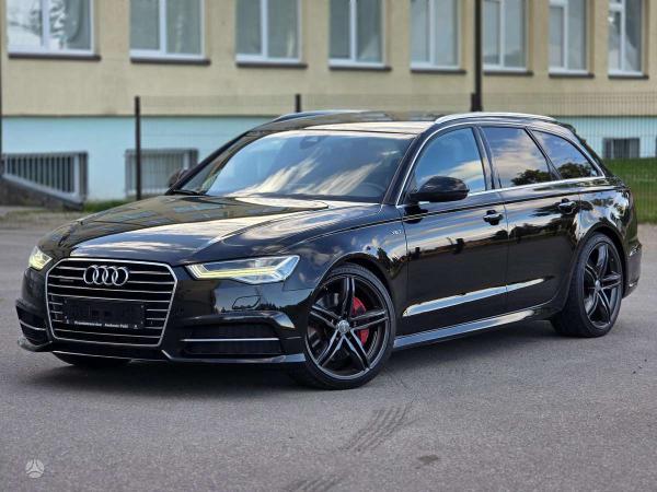 Black Audi A6 2015 in Vilnius, with an engine capacity of 3.00 L and mileage of 256 thousand km for 14999 €, photo 1 on AUTOMOTO.COM.LV