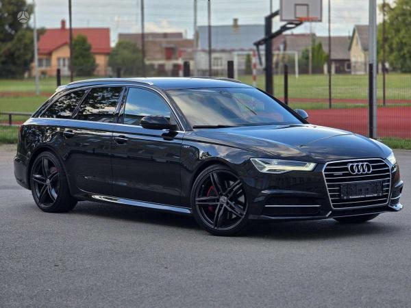 Black Audi A6 2015 in Vilnius, with an engine capacity of 3.00 L and mileage of 256 thousand km for 14999 €, photo 4 on AUTOMOTO.COM.LV