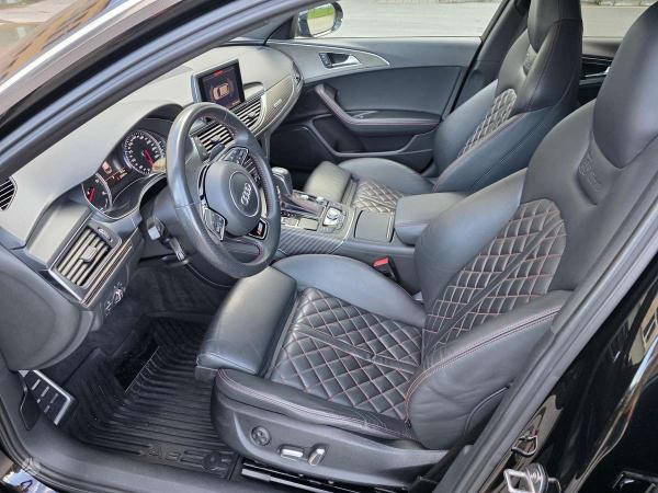 Black Audi A6 2015 in Vilnius, with an engine capacity of 3.00 L and mileage of 256 thousand km for 14999 €, photo 9 on AUTOMOTO.COM.LV