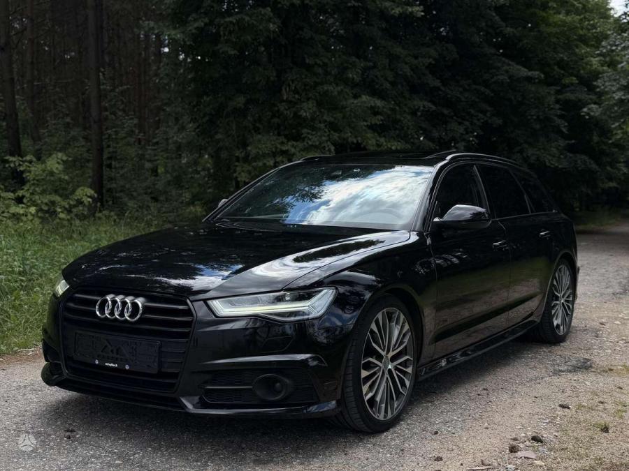 Black Audi A6 2015 in Utena, with an engine capacity of 1.97 L and mileage of 271 thousand km for 15350 €, photo 1 on AUTOMOTO.COM.LV