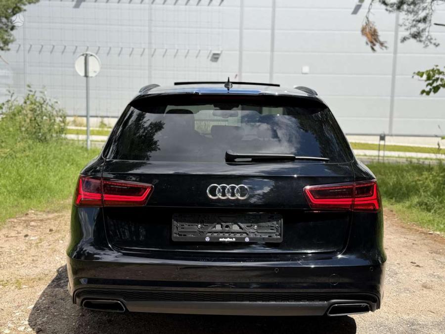 Black Audi A6 2015 in Utena, with an engine capacity of 1.97 L and mileage of 271 thousand km for 15350 €, photo 10 on AUTOMOTO.COM.LV