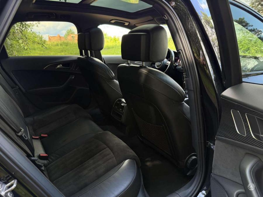 Black Audi A6 2015 in Utena, with an engine capacity of 1.97 L and mileage of 271 thousand km for 15350 €, photo 17 on AUTOMOTO.COM.LV