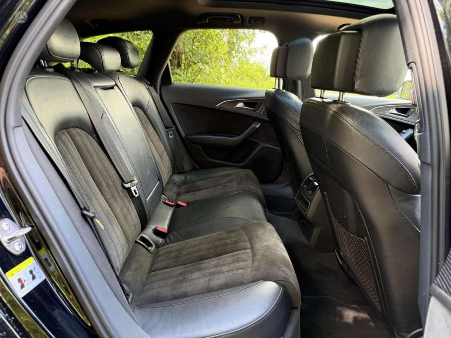 Black Audi A6 2015 in Utena, with an engine capacity of 1.97 L and mileage of 271 thousand km for 15350 €, photo 18 on AUTOMOTO.COM.LV