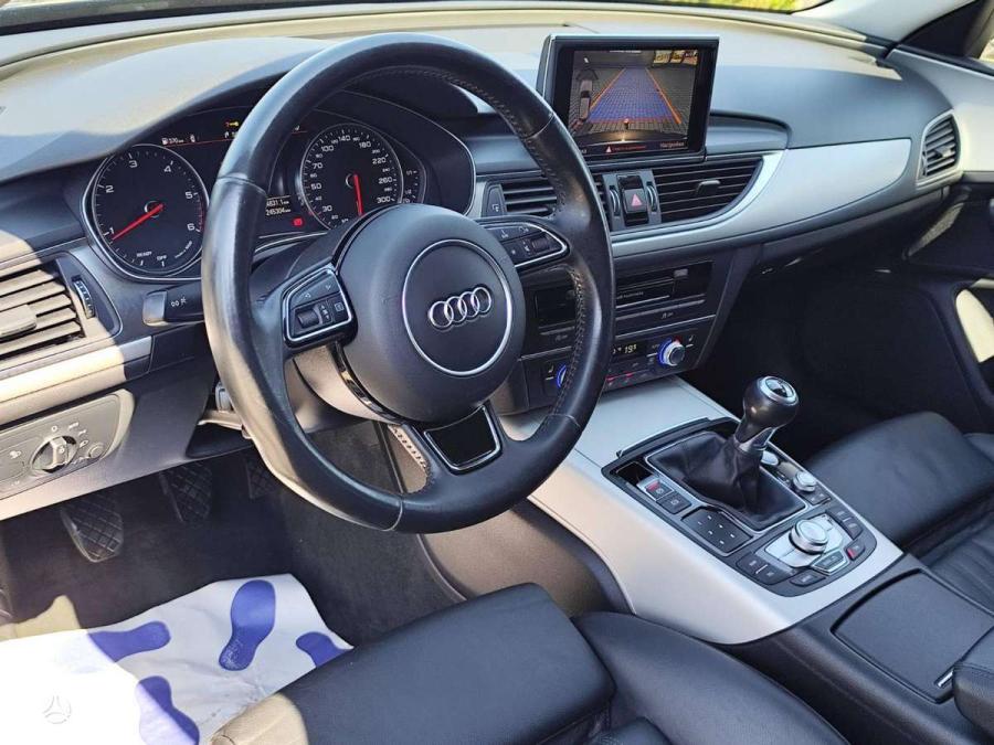 Black Audi A6 2015 in Siauliai, with an engine capacity of 2.00 L and mileage of 245 thousand km for 10990 €, photo 13 on AUTOMOTO.COM.LV