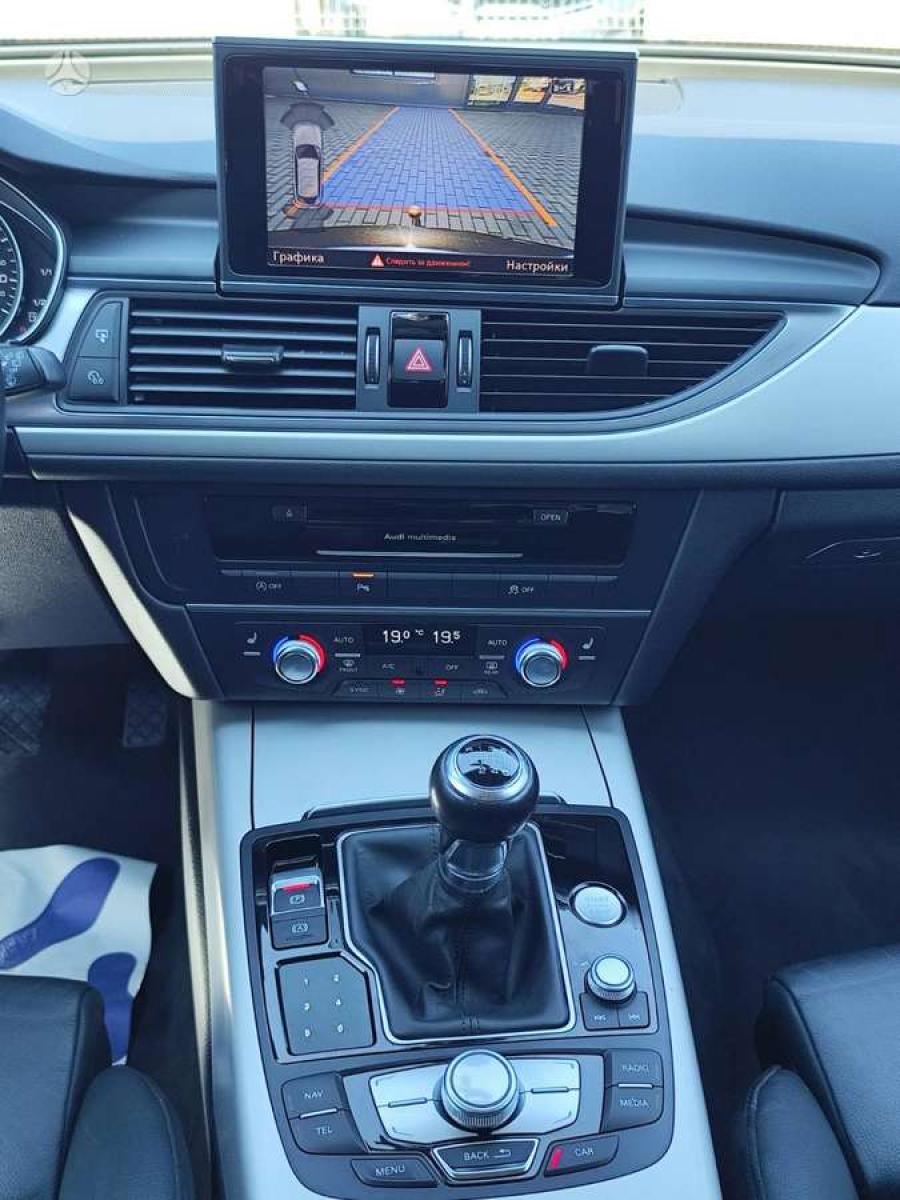 Black Audi A6 2015 in Siauliai, with an engine capacity of 2.00 L and mileage of 245 thousand km for 10990 €, photo 16 on AUTOMOTO.COM.LV