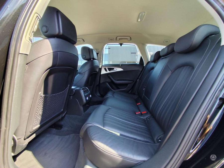 Black Audi A6 2015 in Siauliai, with an engine capacity of 2.00 L and mileage of 245 thousand km for 10990 €, photo 23 on AUTOMOTO.COM.LV
