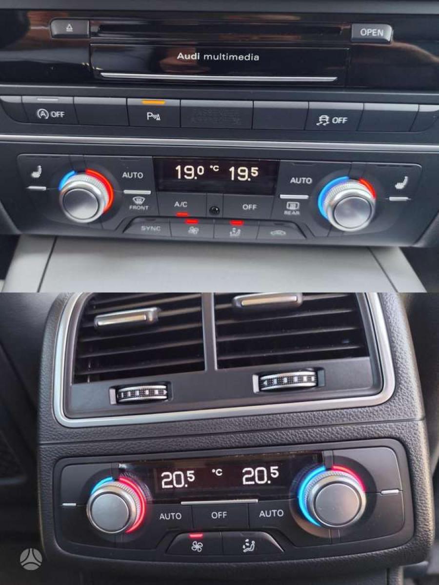 Black Audi A6 2015 in Siauliai, with an engine capacity of 2.00 L and mileage of 245 thousand km for 10990 €, photo 25 on AUTOMOTO.COM.LV