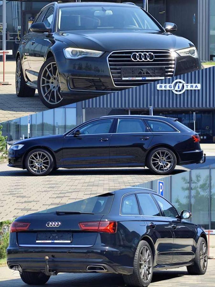 Black Audi A6 2015 in Siauliai, with an engine capacity of 2.00 L and mileage of 245 thousand km for 10990 €, photo 26 on AUTOMOTO.COM.LV