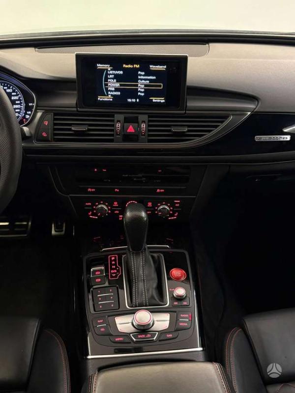 Black Audi A6 2015 in Marijampole, with an engine capacity of 2.97 L and mileage of 288 thousand km for 17450 €, photo 4 on AUTOMOTO.COM.LV