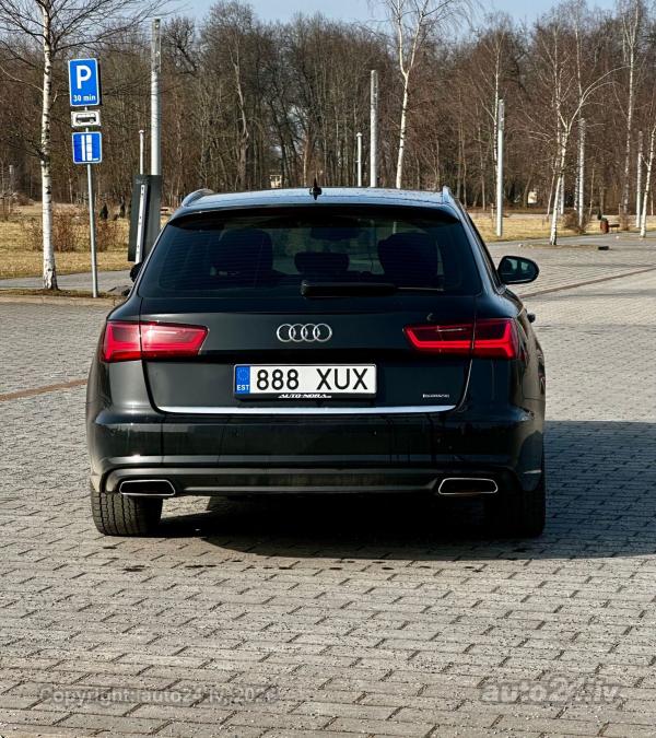 Black Audi A6 2015 in Tallinn, with an engine capacity of 3.00 L and mileage of 117 thousand km for 14000 €, photo 2 on AUTOMOTO.COM.LV