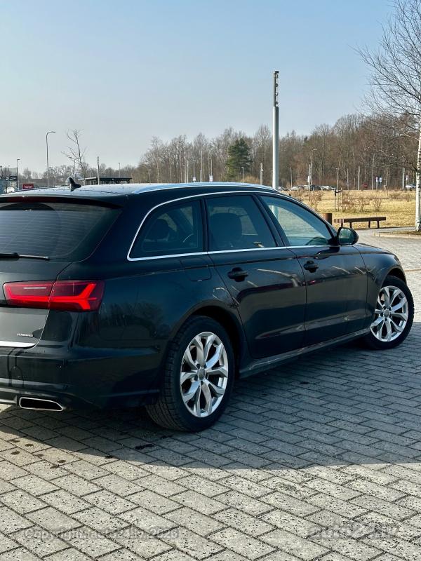 Black Audi A6 2015 in Tallinn, with an engine capacity of 3.00 L and mileage of 117 thousand km for 14000 €, photo 3 on AUTOMOTO.COM.LV