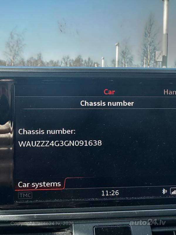 Black Audi A6 2015 in Tallinn, with an engine capacity of 3.00 L and mileage of 117 thousand km for 14000 €, photo 9 on AUTOMOTO.COM.LV