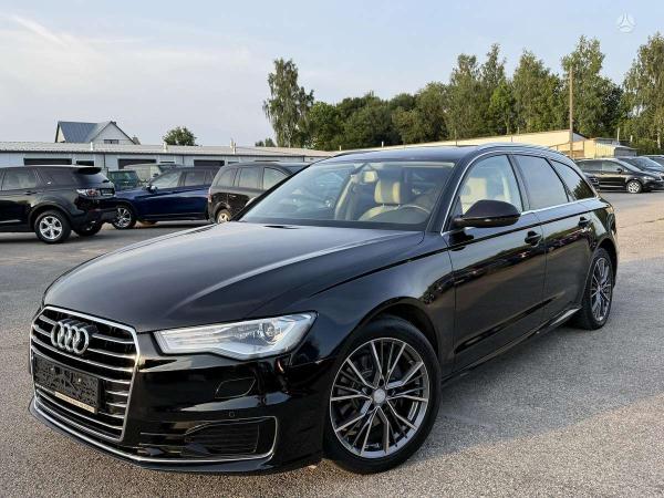 Black Audi A6 2015 in Utena, with an engine capacity of 2.00 L and mileage of 199 thousand km for 10900 €, photo 1 on AUTOMOTO.COM.LV