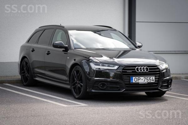 Black Audi A6 2015 in Riga, with an engine capacity of 3.00 L and mileage of 297 thousand km for 14950 €, photo 3 on AUTOMOTO.COM.LV