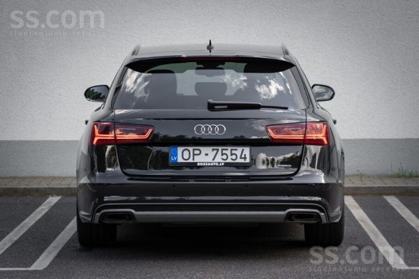 Black Audi A6 2015 in Riga, with an engine capacity of 3.00 L and mileage of 297 thousand km for 14950 €, photo 5 on AUTOMOTO.COM.LV