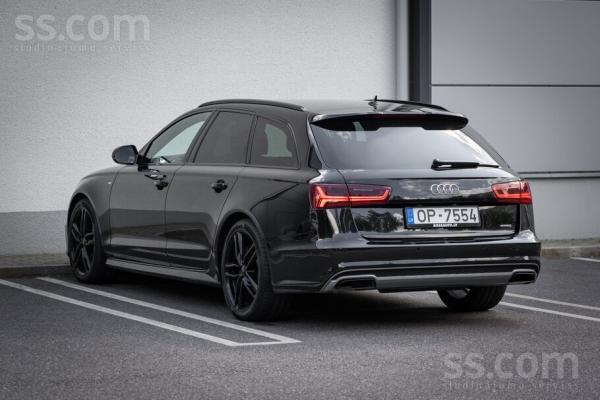 Black Audi A6 2015 in Riga, with an engine capacity of 3.00 L and mileage of 297 thousand km for 14950 €, photo 6 on AUTOMOTO.COM.LV