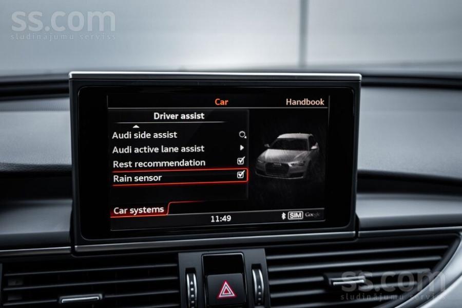 Melns Audi A6 2015 Rīga, ar dzinēja tilpumu 3.00 L un nobraukumu 297 tūkst. km par 14950 €, foto 29 vietnē AUTOMOTO.COM.LV