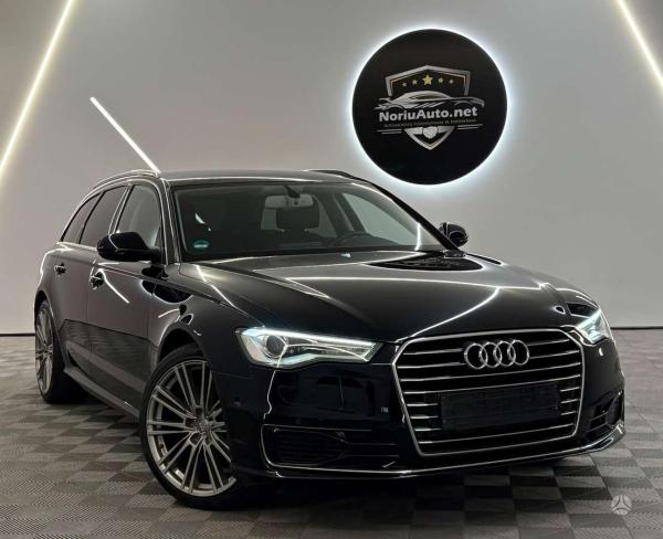 Black Audi A6 2015 in Marijampole, with an engine capacity of 1.97 L and mileage of 202 thousand km for 12950 €, photo 1 on AUTOMOTO.COM.LV