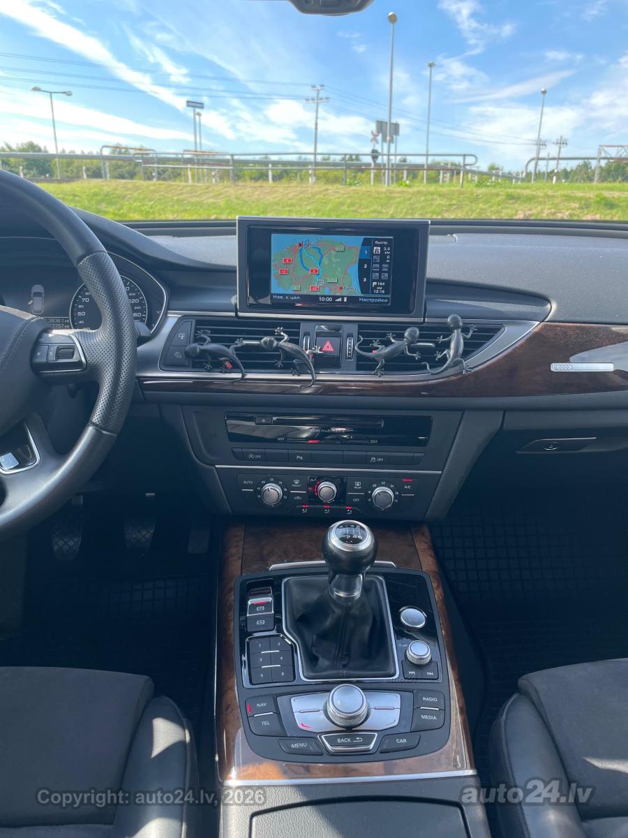 Black Audi A6 2015 in Tallinn, with an engine capacity of 2.00 L and mileage of 258 thousand km for 10900 €, photo 24 on AUTOMOTO.COM.LV